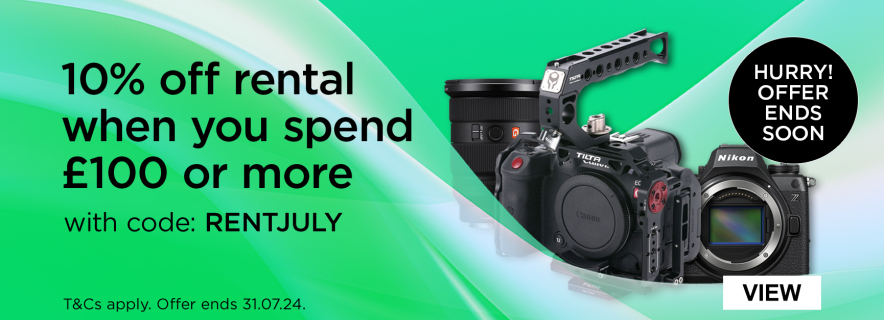 Hire Cameras, Lenses, Lighting & Video Kits | Wex Rental